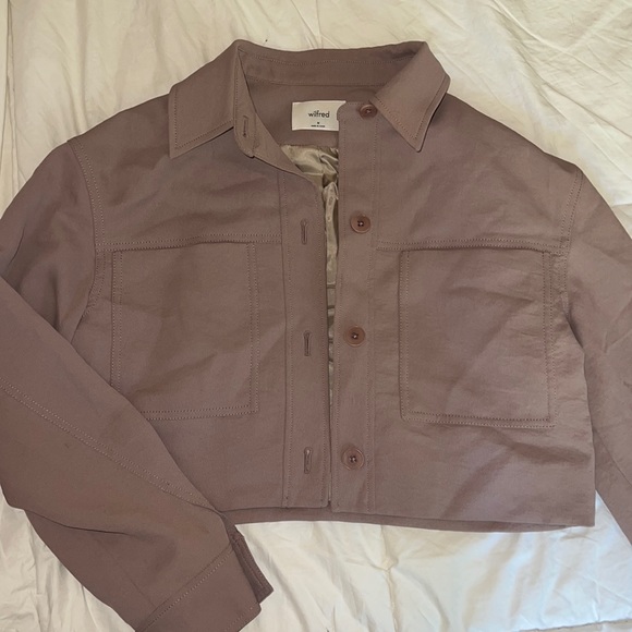 Aritzia | Jackets & Coats | Wilfred Little Cropped Jacket | Poshmark